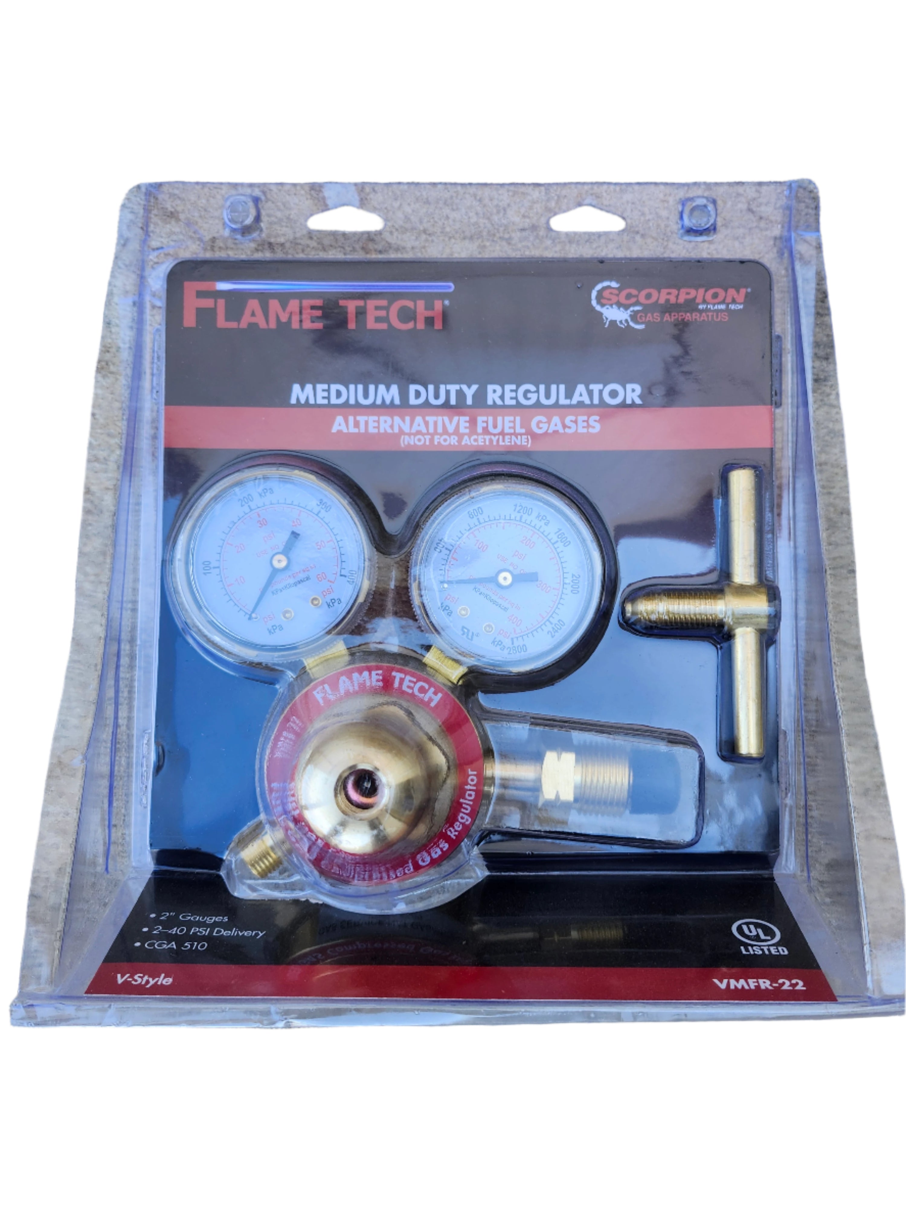 Flame Tech Regulator - Alternative Fuel Gases (NOT for Acetylene) – JK ...